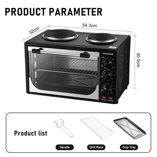 Diamond Brand - 30 Litre Mini Kitchen Oven